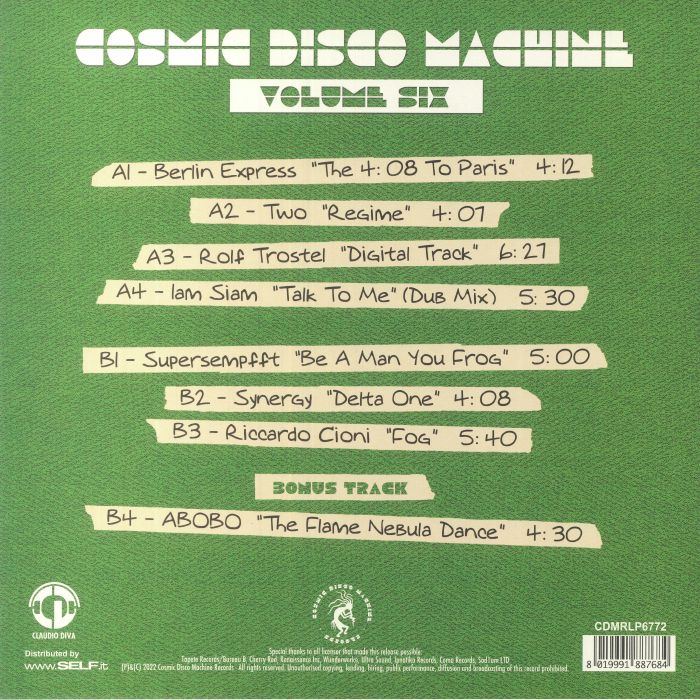VARIOUS - Cosmic Disco Machine Volume Six Vinyl at Juno Records.