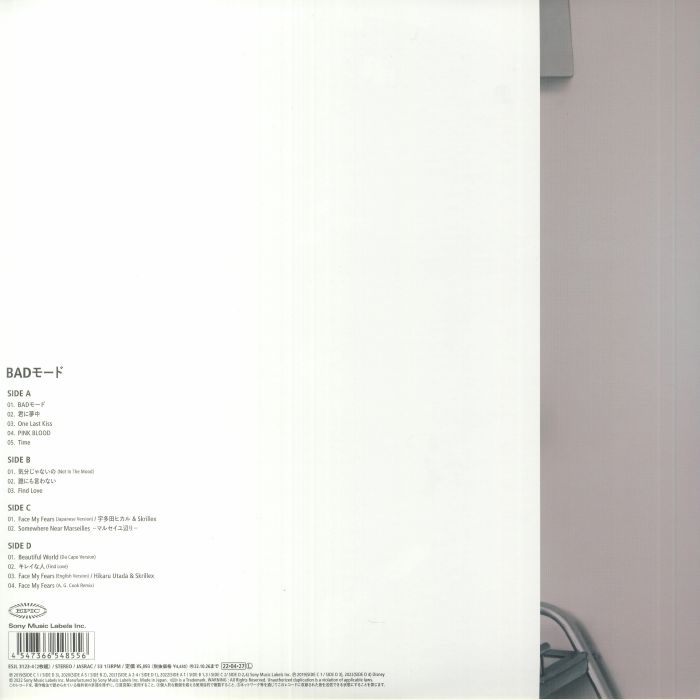 Hikaru UTADA - Bad Mode (Japanese Edition) Vinyl at Juno Records.