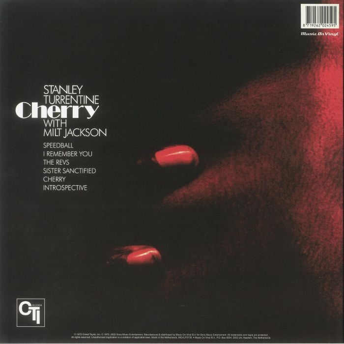 Stanley TURRENTINE with MILT JACKSON - Cherry (reissue) Vinyl at Juno ...