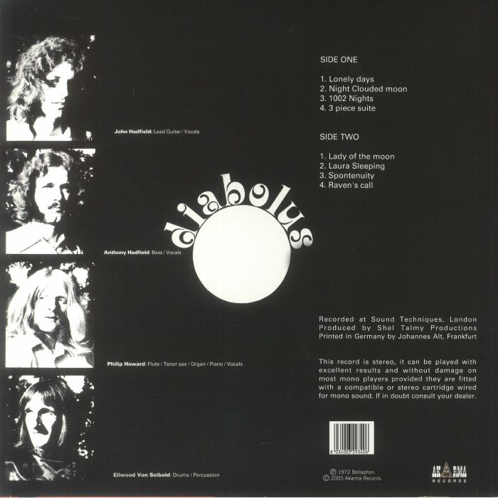 DIABOLUS - Diabolus (reissue) Vinyl at Juno Records.