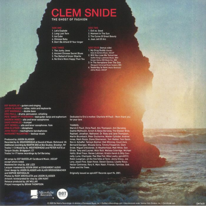 CLEM SNIDE - The Ghost Of Fashion (reissue) Vinyl at Juno Records.