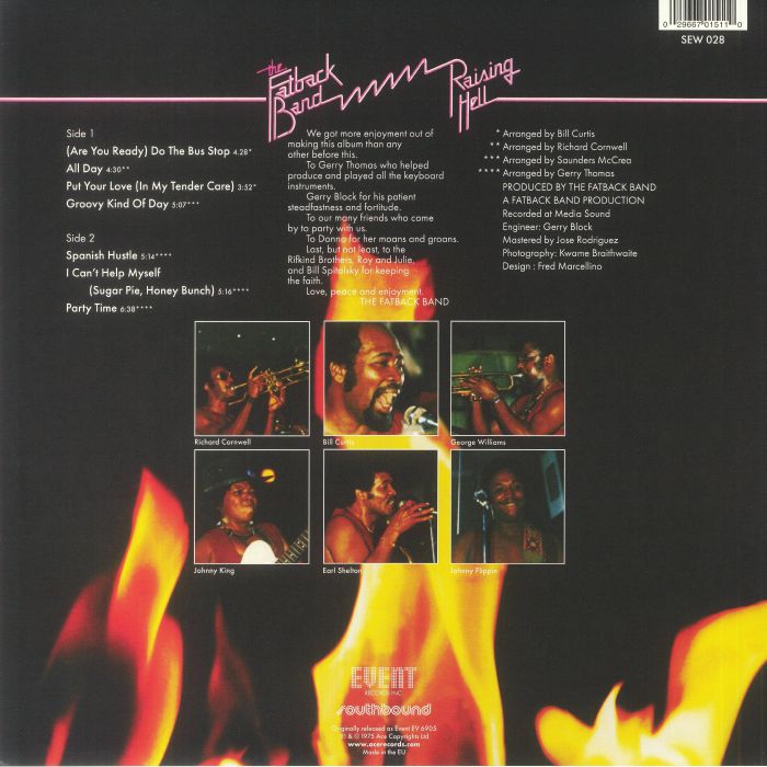 The FATBACK BAND - Raising Hell (reissue) Vinyl at Juno Records.