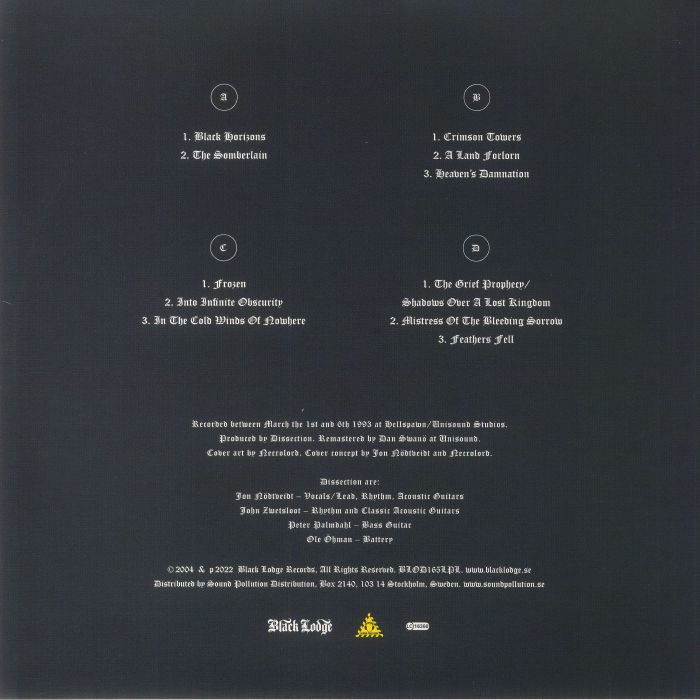 DISSECTION - The Somberlain (remastered) Vinyl at Juno Records.