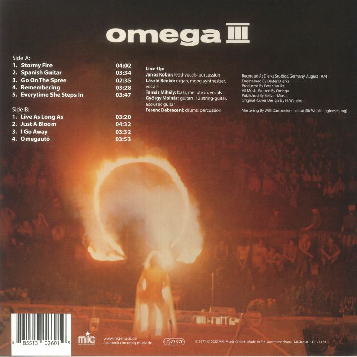 OMEGA - III (reissue) Vinyl at Juno Records.