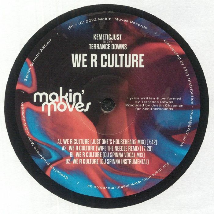 KEMETIC JUST presents TERRENCE DOWNS - We R Culture Vinyl at Juno Records.