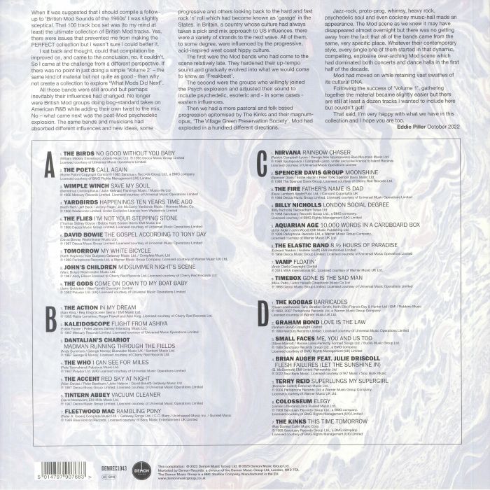 Eddie PILLER/VARIOUS - British Mod Sounds Of The 1960s Volume 2: The ...