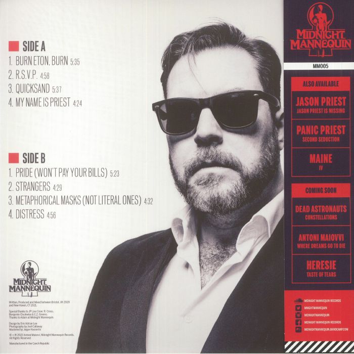 Jason PRIEST - For Your Consideration Vinyl at Juno Records.
