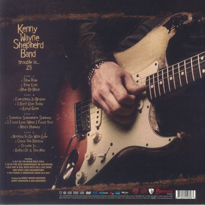 KENNY WAYNE SHEPHERD - Trouble Is 25 (25th Anniversary Edition) Vinyl ...