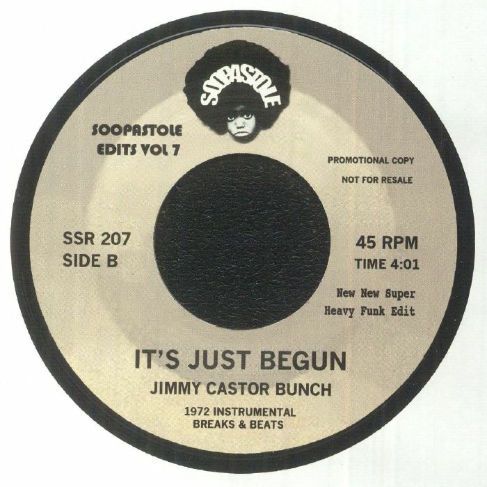 The JIMMY CASTOR BUNCH - Soopastole Edits Vol 7 (reissue) Vinyl at Juno ...