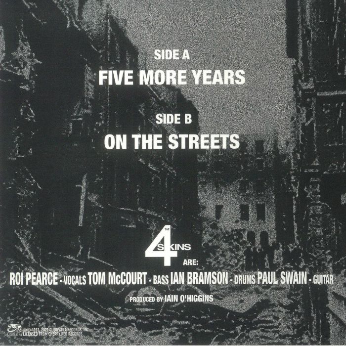 The 4 SKINS - Five More Years Vinyl at Juno Records.