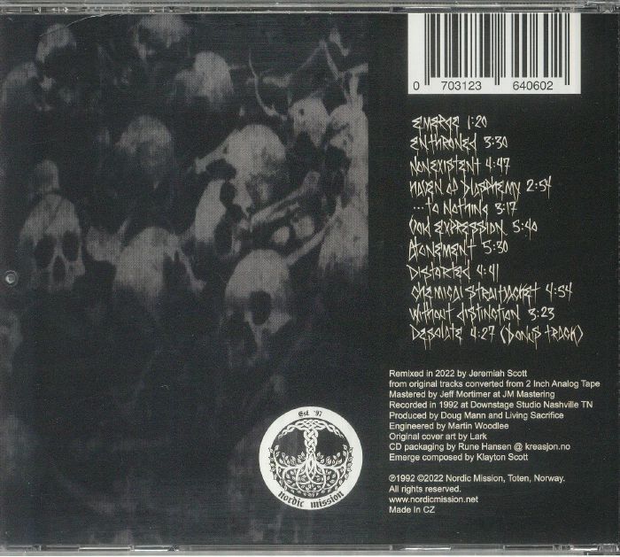 LIVING SACRIFICE - Nonexistent (30th Anniversary Edition) CD at Juno ...