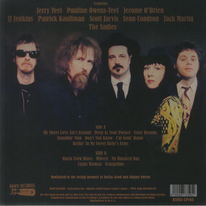 Jerry TEEL & THE BIG CITY STOMPERS - Crazy Dreams Vinyl at Juno Records.