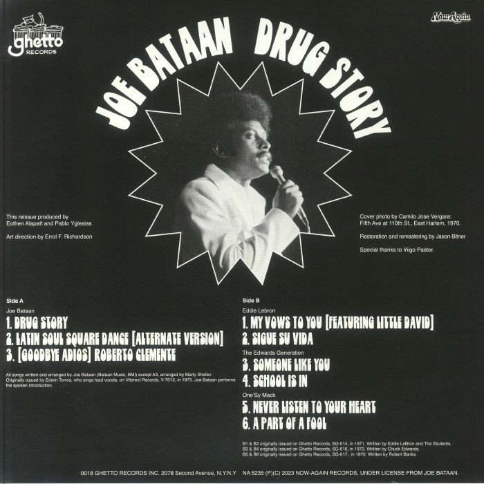 Joe BATAAN/VARIOUS - Drug Story Vinyl at Juno Records.