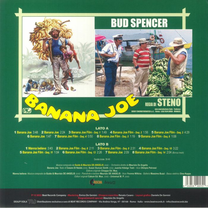 GUIDO & MAURIZIO DE ANGELIS - Banana Joe (Soundtrack) (reissue) Vinyl ...
