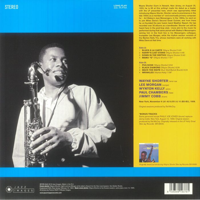 Wayne SHORTER - Introducing Wayne Shorter (reissue) Vinyl at Juno Records.