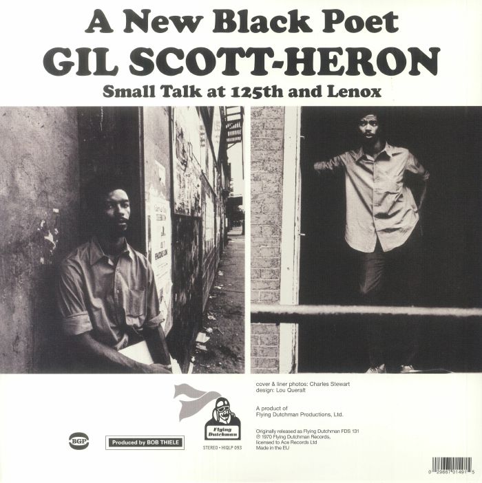 Gil SCOTT HERON - Small Talk At 125th & Lenox (reissue) Vinyl at Juno ...