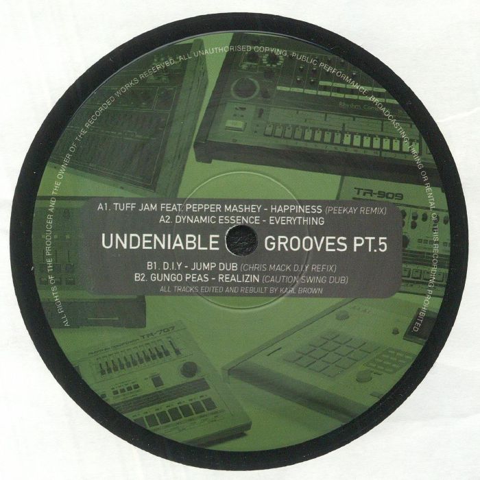 TUFF JAM/DYNAMIC ESSENCE/DIY/GUNGO PEAS - Undeniable Grooves Pt 5 Vinyl ...