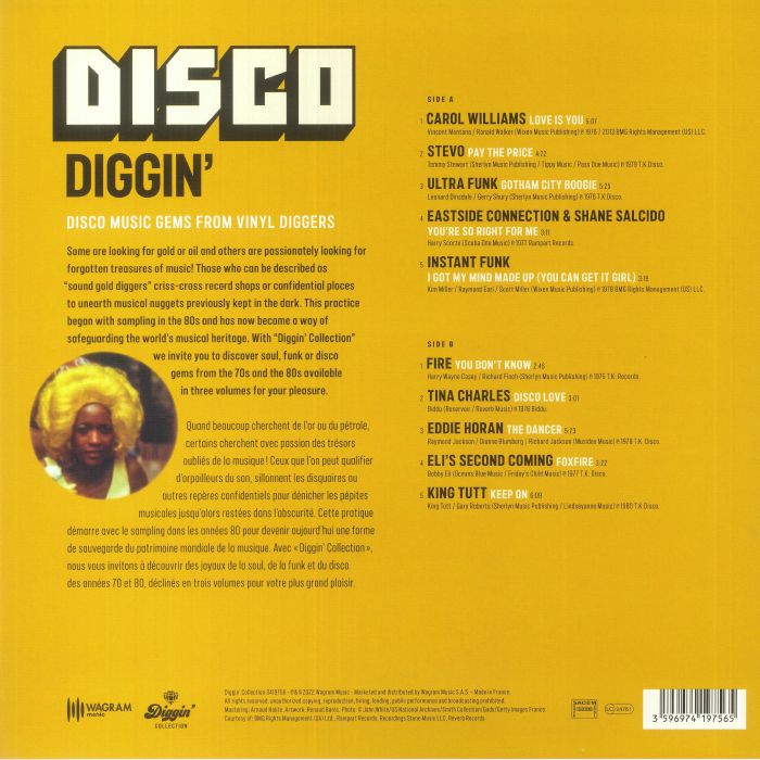 VARIOUS - Disco Diggin : Disco Music Gems From Vinyl Diggers Vinyl at ...