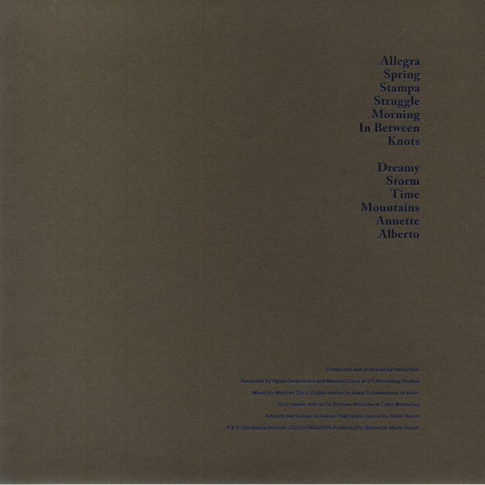 Hania RANI - On Giacometti Vinyl at Juno Records.