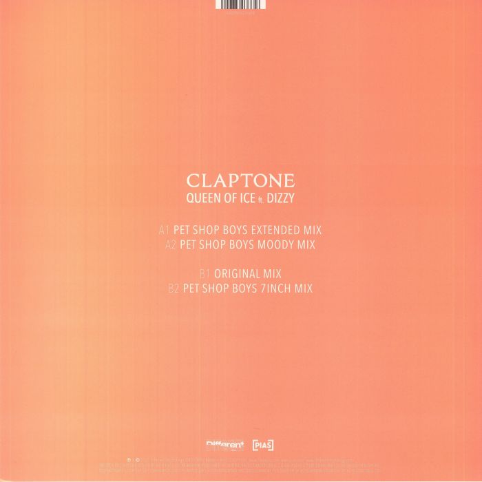 CLAPTONE/DIZZY/PET SHOP BOYS - Queen Of Ice (Pet Shop Boys Remixes ...