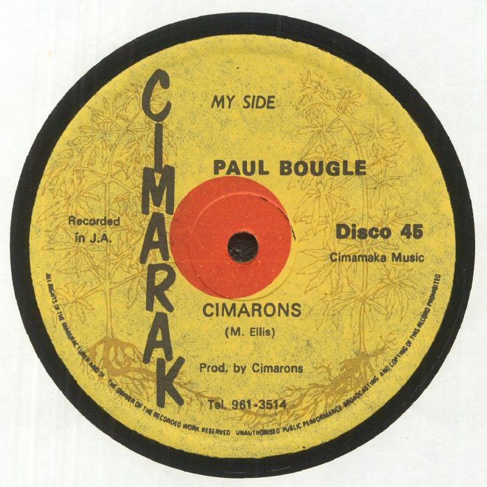 The CIMARONS - Paul Bougle Vinyl at Juno Records.