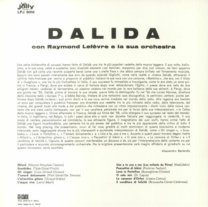 DALIDA - Dalida (reissue) Vinyl at Juno Records.