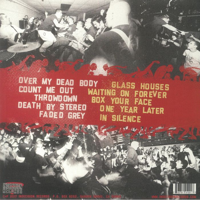 OVER MY DEAD BODY/COUNT ME OUT/THROWDOWN/DEATH BY STEREO/FADED GREY ...