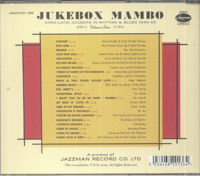 VARIOUS - Jukebox Mambo IV CD at Juno Records.