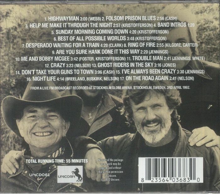 The HIGHWAYMEN - Outlaws In Scandinavia CD at Juno Records.