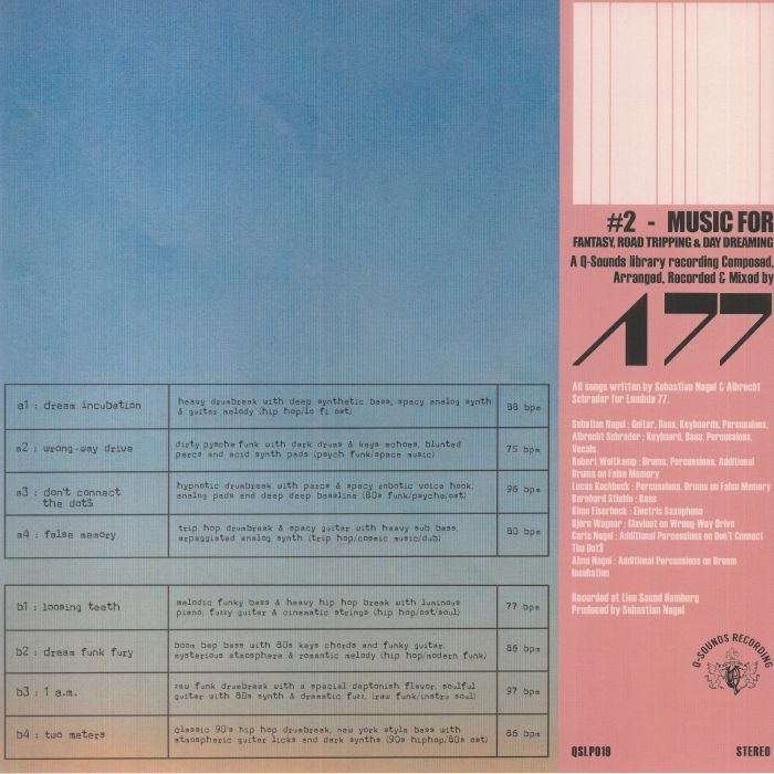 LAMBDA 77 - Music For Fantasy Road Tripping & Day Dreaming Vinyl at ...