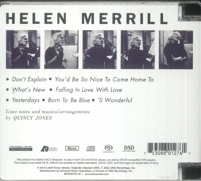 Helen MERRILL - Helen Merrill (remastered) CD at Juno Records.