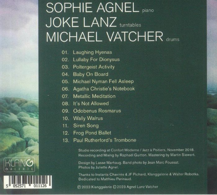 Sophie AGNEL/JOKE LANZ/MICHAEL VATCHER - Animals CD at Juno Records.