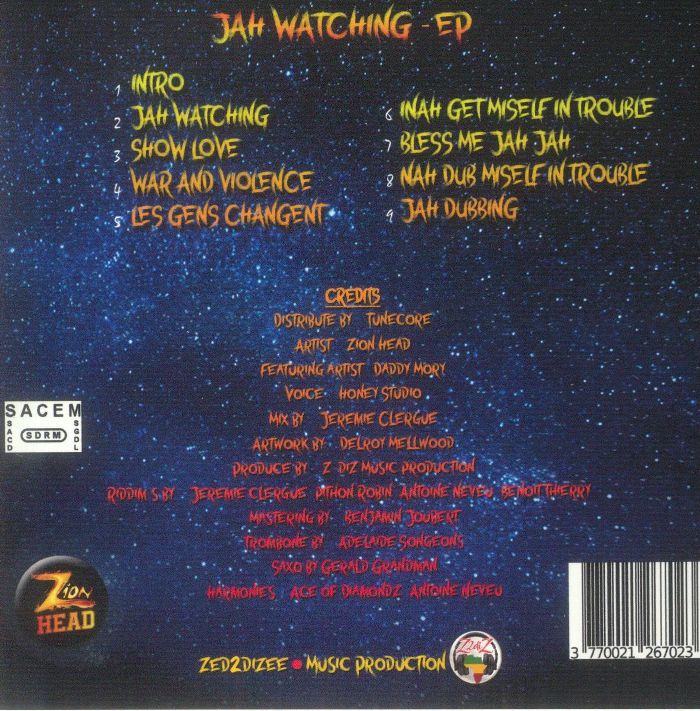 ZION HEAD - Jah Watching CD at Juno Records.