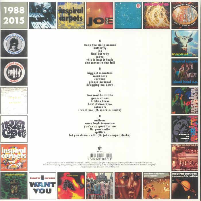 INSPIRAL CARPETS - The Complete Singles (remastered) Vinyl at Juno Records.