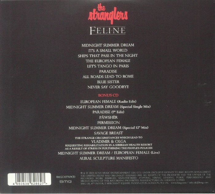 The STRANGLERS - Feline (40th Anniversary Deluxe Edition) CD at Juno ...