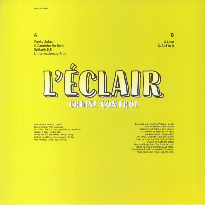 L ECLAIR - Cruise Control Vinyl at Juno Records.