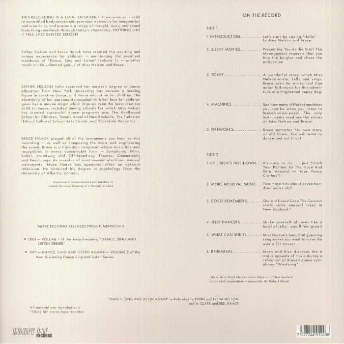 MISS NELSON/BRUCE HAACK - Dance Sing & Listen Again! (reissue) Vinyl at ...