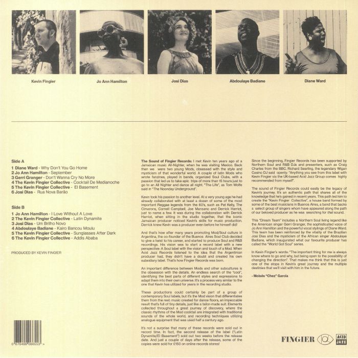 The KEVIN FINGIER COLLECTIVE/VARIOUS - El Sonido De Fingier Records ...