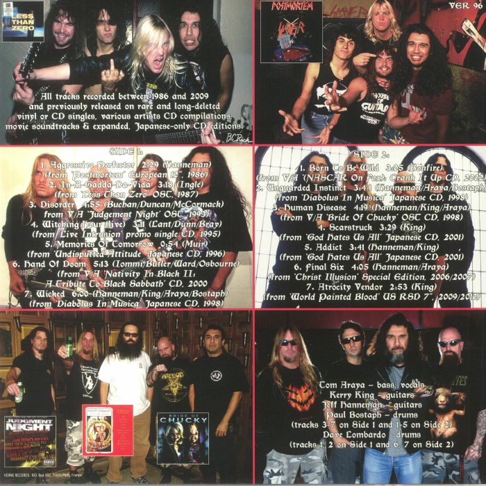 SLAYER - Hand Of Doom: Collectable Tracks & Studio Rarities 1986-2009 ...