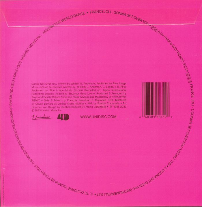 FRANCE JOLI - Gonna Get Over You Vinyl at Juno Records.