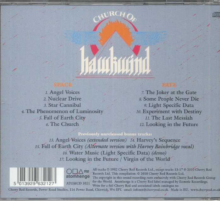 HAWKWIND - Church Of Hawkwind CD at Juno Records.