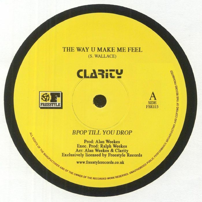 CLARITY - The Way U Make Me Feel (reissue) Vinyl at Juno Records.