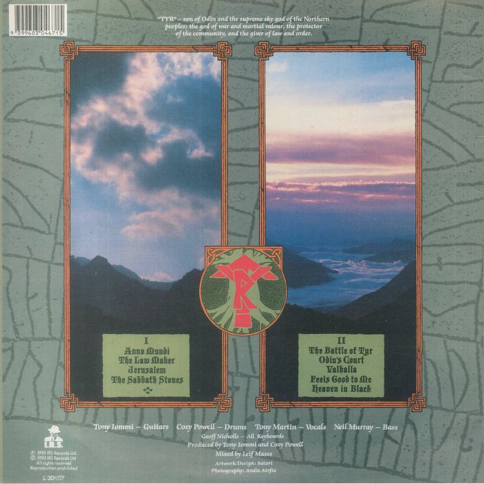 BLACK SABBATH - Tyr (reissue) Vinyl at Juno Records.