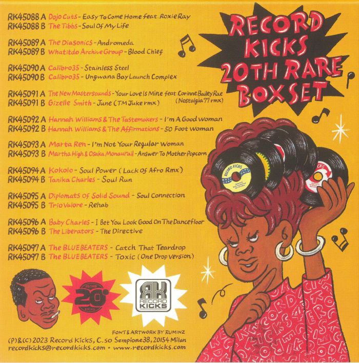 VARIOUS - Record Kicks 20th Rare Box Set Vinyl at Juno Records.