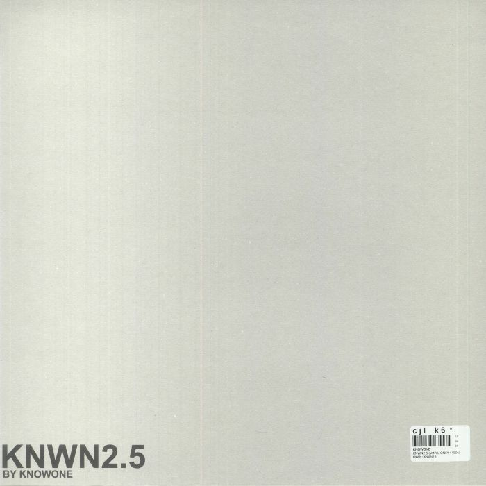 KNOWONE - KNWN 2 5 Vinyl at Juno Records.