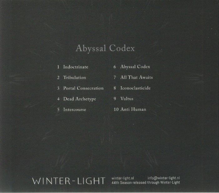 NOX - Abyssal Codex CD at Juno Records.