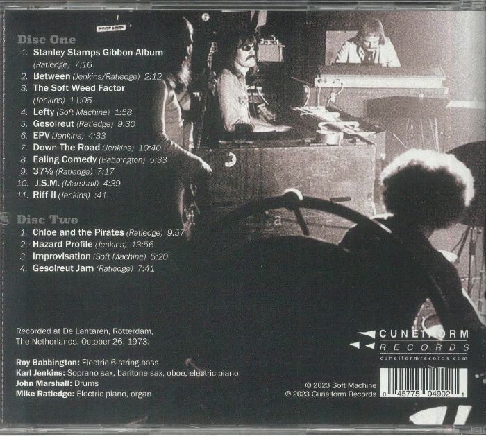 SOFT MACHINE - The Dutch Lesson CD at Juno Records.
