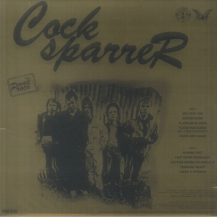 COCK SPARRER - Cock Sparrer (50th Anniversary Edition) Vinyl at Juno ...