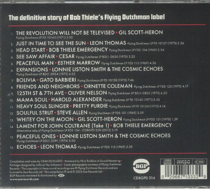 VARIOUS - This Is Flying Dutchman 1969-1975 CD at Juno Records.