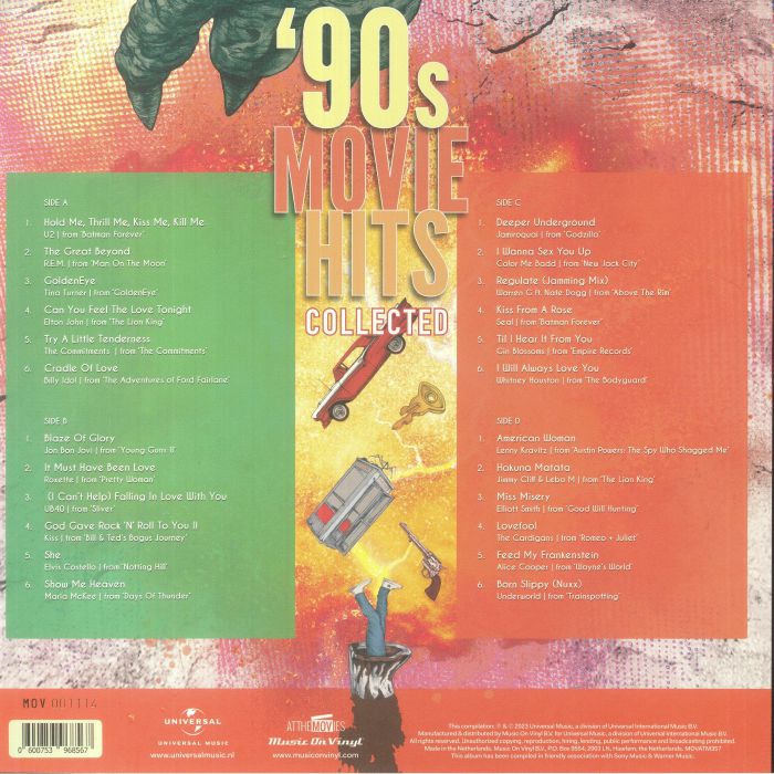VARIOUS - 90s Movie Hits Collected Vinyl at Juno Records.